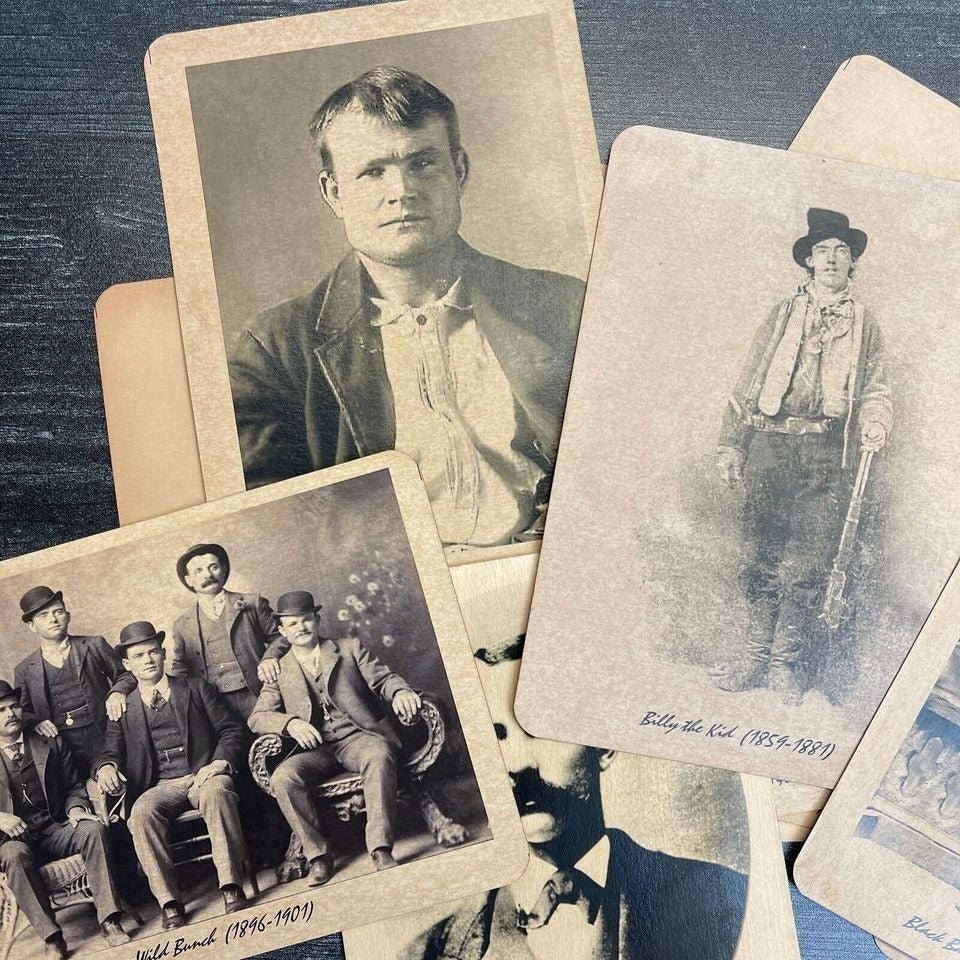 Outlaws Of The Old West Set Of 13 Photos (6.25" x 5.25") - Jones Peak