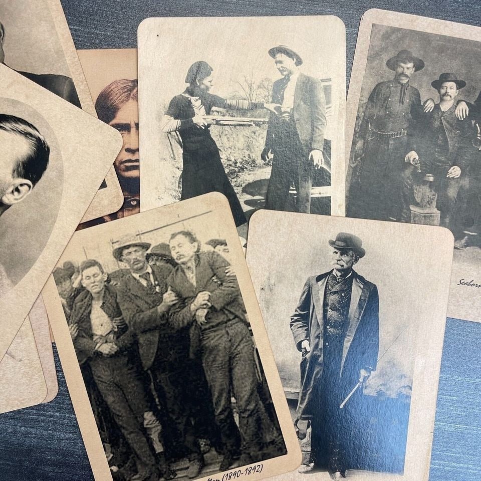 Outlaws Of The Old West Set Of 13 Photos (6.25" x 5.25") - Jones Peak